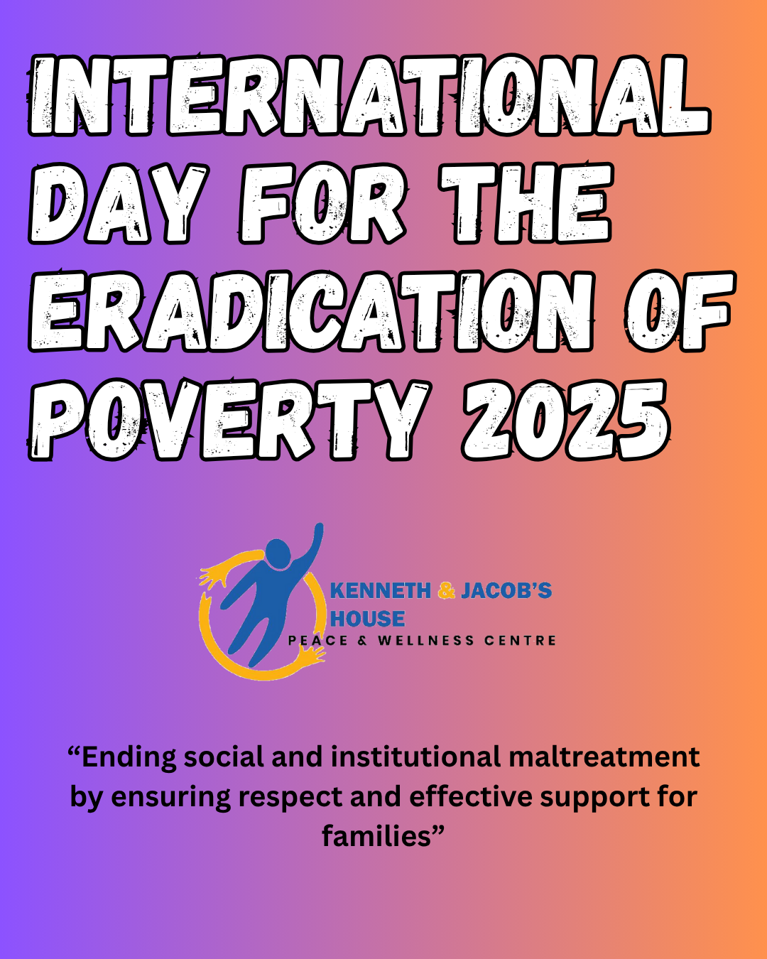 International Day for the Eradication of Poverty 2025 – Kenneth And ...